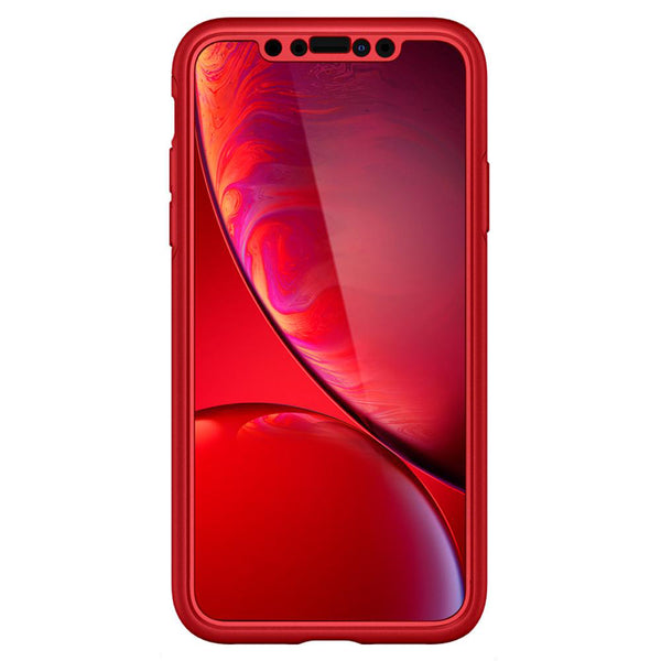 Apple iPhone XR 360 Rote Hülle – Chargetie.com